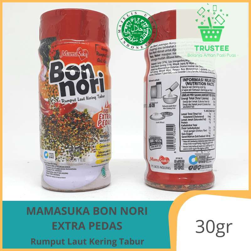 Jual Bon Nori Mamasuka Taburan Nasi Rasa Nori Extra Spicy Kemasan Botol ...