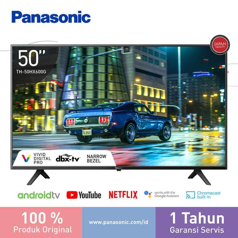 Promo Panasonic TH-50HX600G 4K Android TV [50 Inch] Smart TV Diskon 13% ...