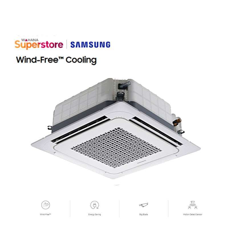 Promo Samsung AC Cassette Ceiling Inverter Korea 4 Way Wind-Free 4 PK ...