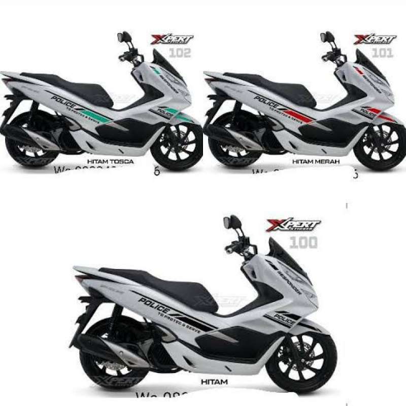 Jual Stiker Cutting Pcx Putih / Sticker Stiker Pcx / Striping Pcx ...