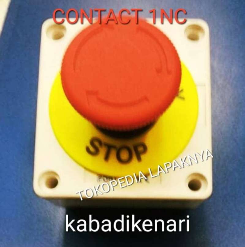 Promo PUSH BUTTON TOMBOL EMERGENCY STOP PLUS BOX 1NC Diskon 11% di ...