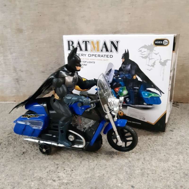 Jual Mainan Motor Batman Bisa Jalan Bump Go Anak Edukatif Baterai ...