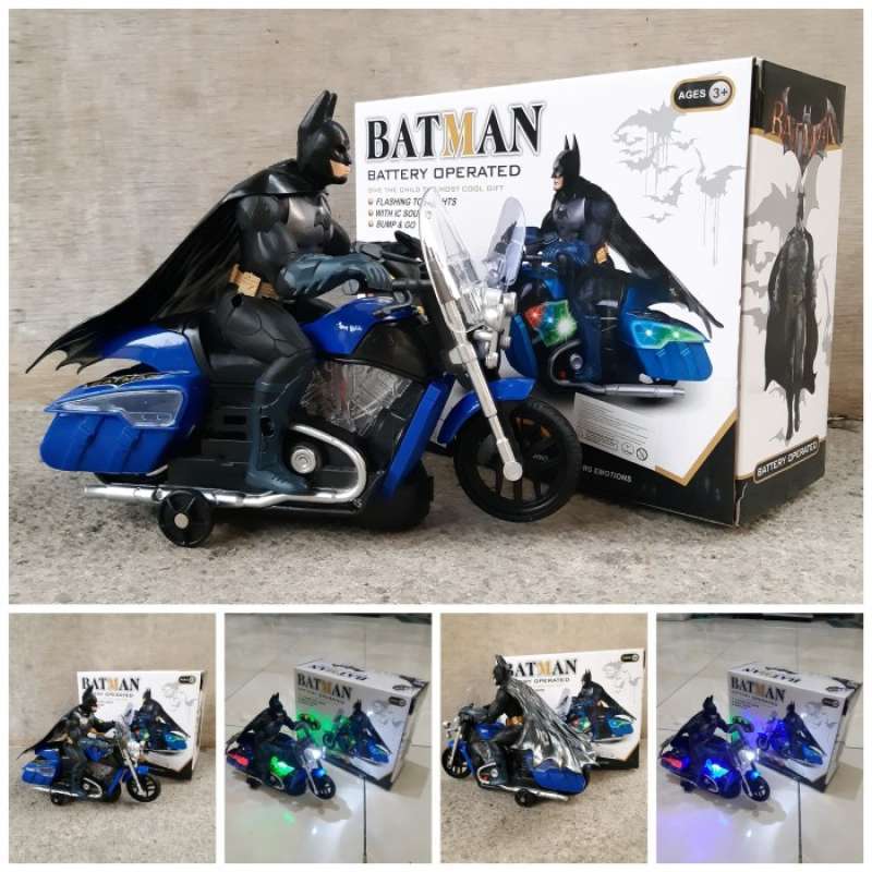 Jual Mainan Motor Batman Bisa Jalan Bump Go Anak Edukatif Baterai ...