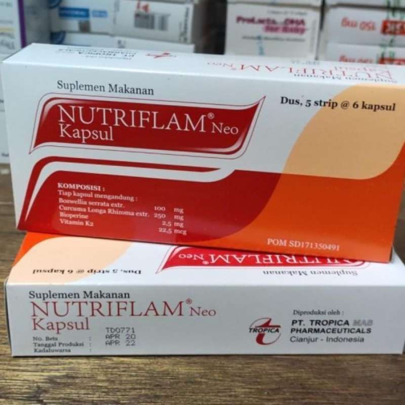 Jual Suplemen Makanan Nutriflam Neo Box @30 Kapsul Di Seller Abufarma ...
