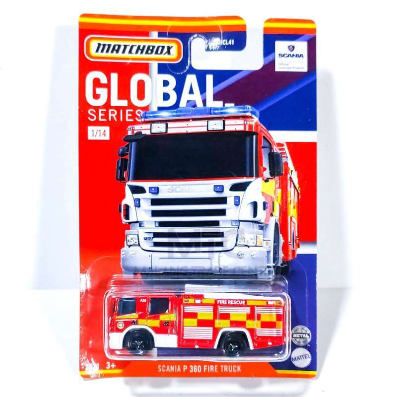 Jual Matchbox Scania P 360 Fire Truck Red Global Series di Seller MTC ...
