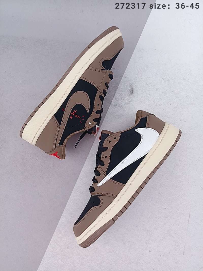 Jual Nike Air Jordan 1 Low Og Inverted Hook Low Top Dark Brown Aj1 ...