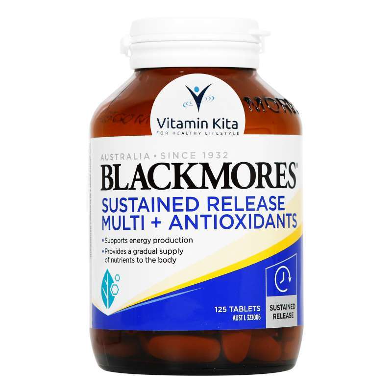 Jual Blackmores Sustained Release Multi Plus Antioxidants (125 Tab) | Menjaga Kesehatan Secara ...