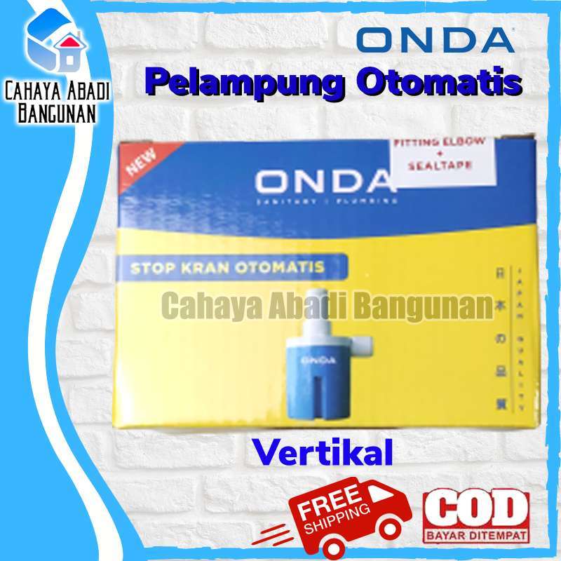 Promo Pelampung Otomatis Tandon Toren Kran Air Tanpa Listrik Onda 1/2 Inch - Vertikal Diskon 59% ...