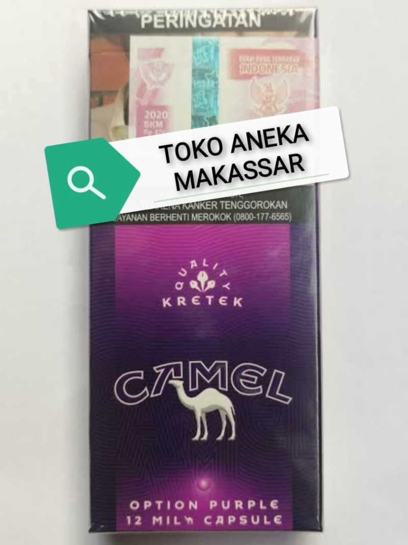 Promo Rokok camel option purple 12s Diskon 5% di Seller Toko aneka ...
