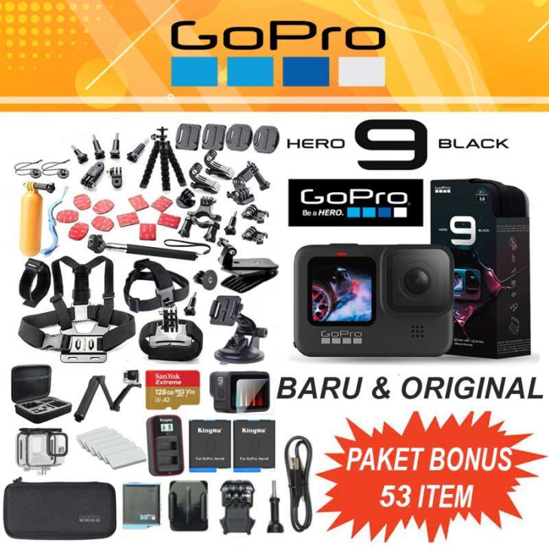 Promo GoPro HERO9 Black - GoPro HERO 9 Black 5K - Ultra Smooth Paket ...
