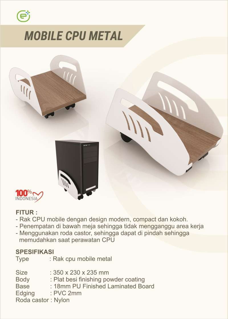 Jual ENDURO MOBILE CPU METAL di Seller ENDURO OFFICE FURNITURE - Kota ...