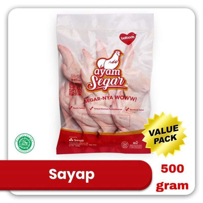 Promo Sayap Ayam Broiler / Chicken Wings Isi 5-7pcs 500gr Diskon 28% Di ...