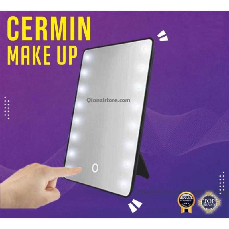 Jual Kaca Cermin Make Up Rias Lampu LED Kecil Minimalis Portable ...