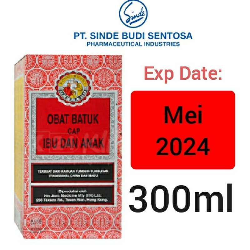 Promo Obat Batuk Cap Ibu Dan Anak / OBIDA 300ml Diskon 1% di Seller ...