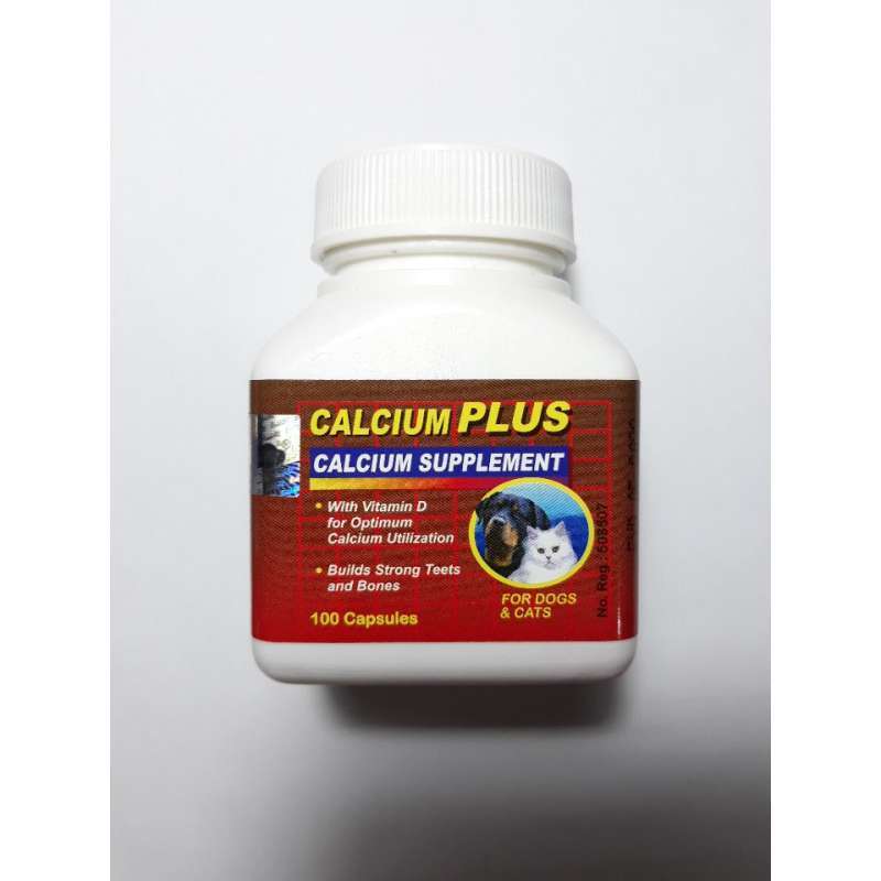 Promo Calcium Plus dog and cat Suplemen hewan 100 kapsul Diskon 16% di ...
