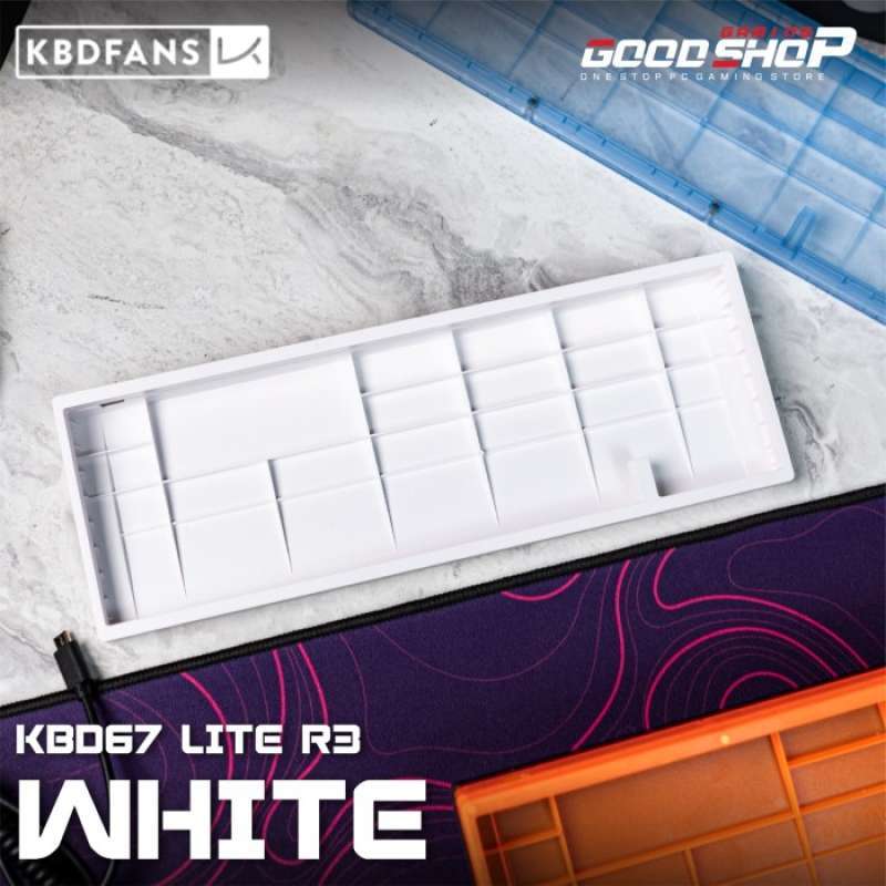 Jual PROMO KBDFANS KBD67 LITE R3 - Mechanical Keyboard DIY KIT - White ...