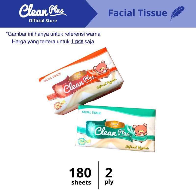 Promo TISU CLEANPLUS CLEAN PLUS 180 SHEETS / SETARA TISU NICE 18 SHEETS ...
