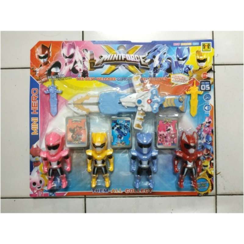 Jual MAINAN PEDANG MINI FORCE ROBOT MINI FORCE - BIRU di Seller HELOWWW ...