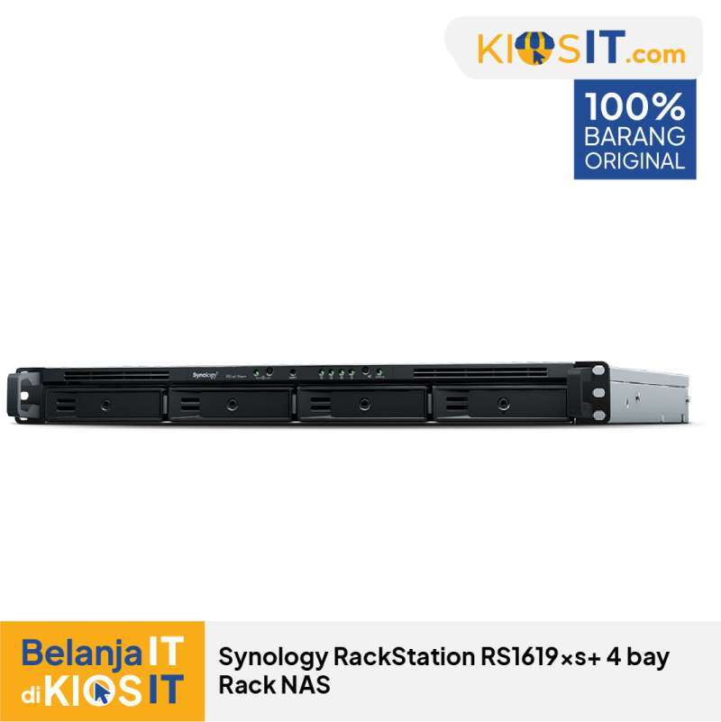 Jual Synology RackStation RS1619xs+ 4-BAY NAS - RS1619xs+ di Seller ...