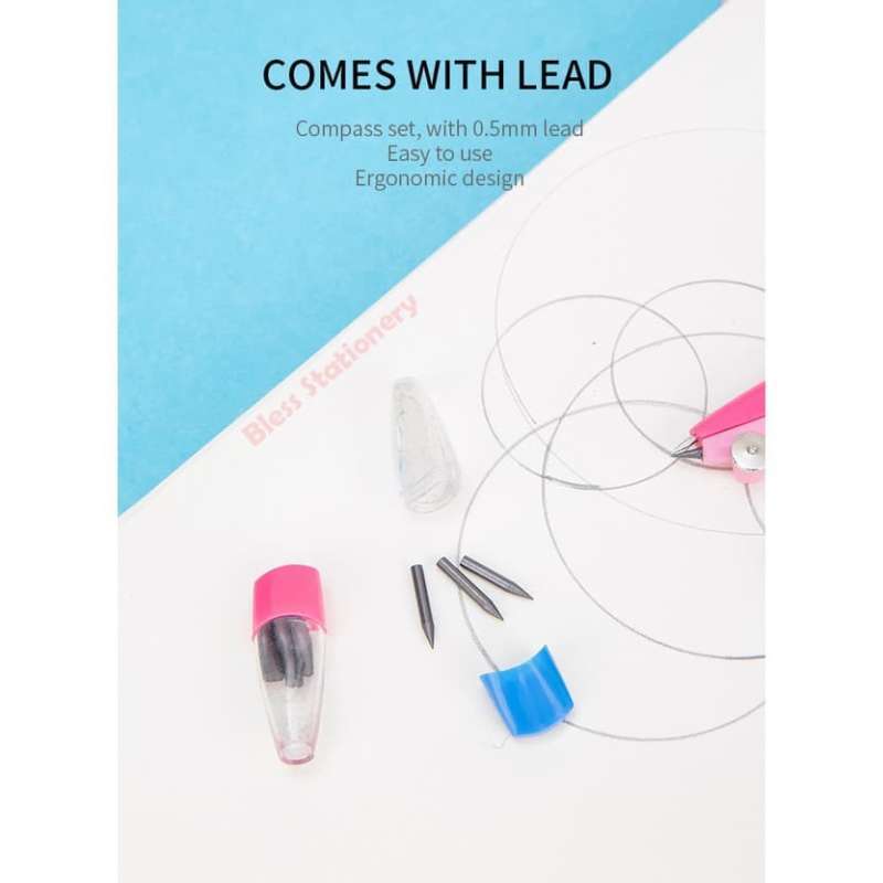 Jual Jangka Sekolah Deli Compass With Pencil Lead Di Seller Bless ...
