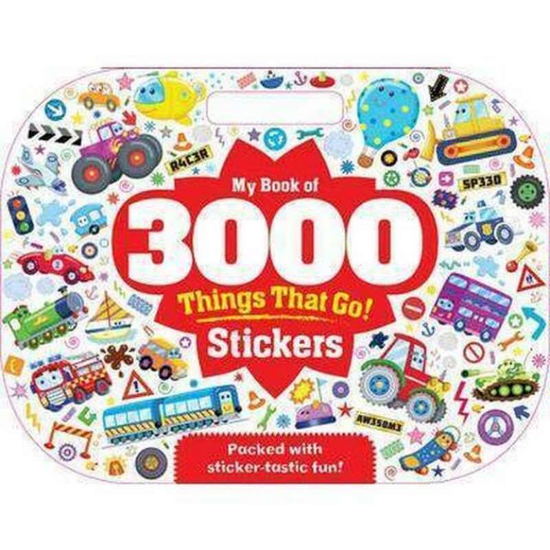 Jual Book of 3000 Things That Go! Stickers - 9781785574498 di Seller ...