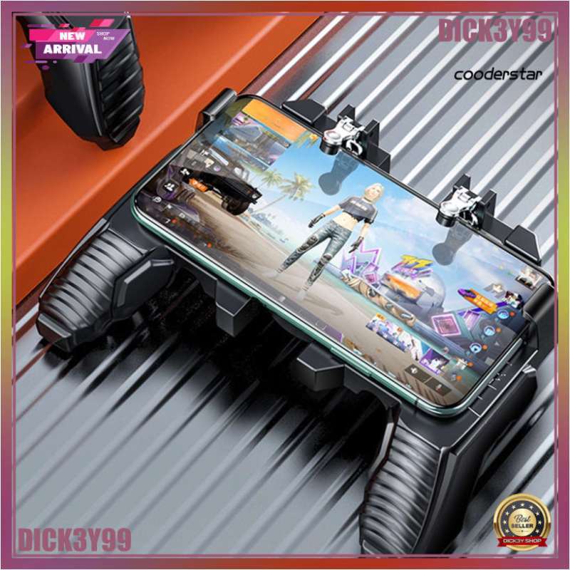 Jual Four-Finger Rechargeable Fast Shooting Controller Phone Game di ...