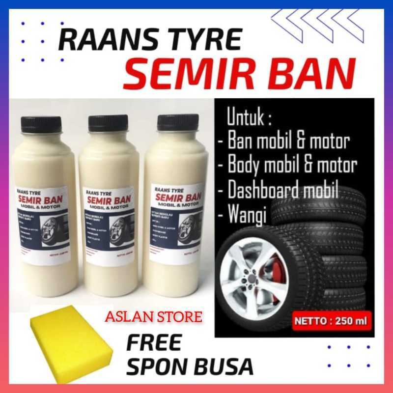 Jual Tyre Polish Semir Ban Mobil dan Motor Penghitam Wet Look dan ...