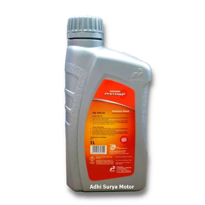 Promo Oli Prima Xp 20w50 1lt Pertamina Oil Diskon 5% Di Seller Genesis ...