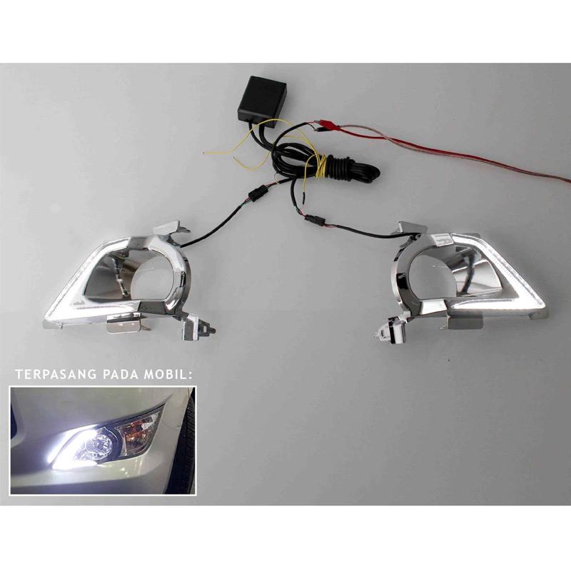 Jual Jsl Fog Lamp Cover With Led Drl Mobil For All New Innova 2016 Di ...