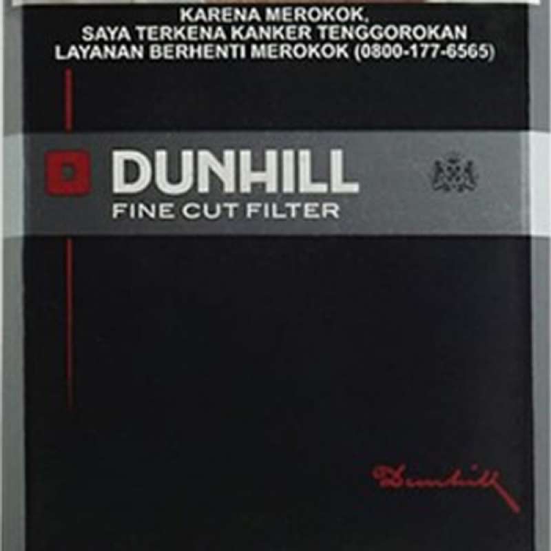 Jual Dunhill Rokok Filter Hitam 16 batang [1 Slop / 10 Bungkus] di ...