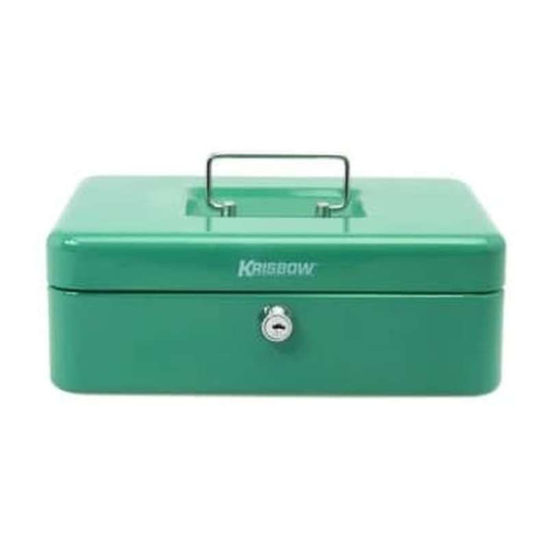 Jual RECOMMEND Krisbow Cash Box 10 Inch Hijau - Safety Box di Seller ...