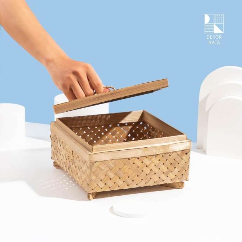 Jual Dekornata Jade Bamboo Box / Kotak Penyimpanan / Hampers Bambu di ...