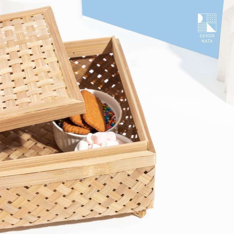 Jual Dekornata Jade Bamboo Box / Kotak Penyimpanan / Hampers Bambu di ...