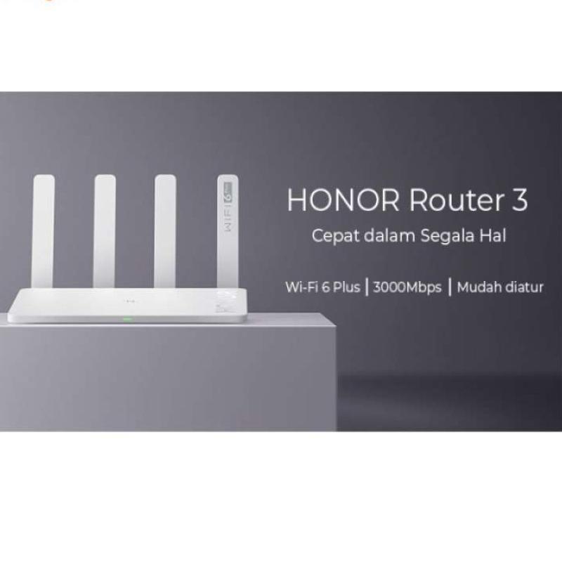 Jual Router 3 Honor WiFi AX3000 MESH WiFi 6+ Plus upto 3000mbps Dual ...