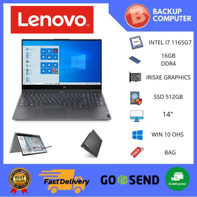 Jual Lenovo Ideapad Slim 5i 14 I7 1165g7 16gb 512ssd Irisxe W10+ohs ...