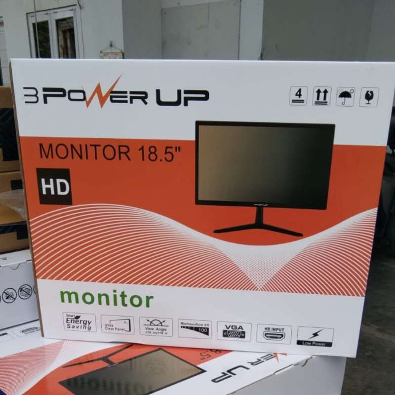 Promo Monitor Led Pc Power Up M 18.5 W2 Vga Hdmi Diskon 3% Di Seller ...