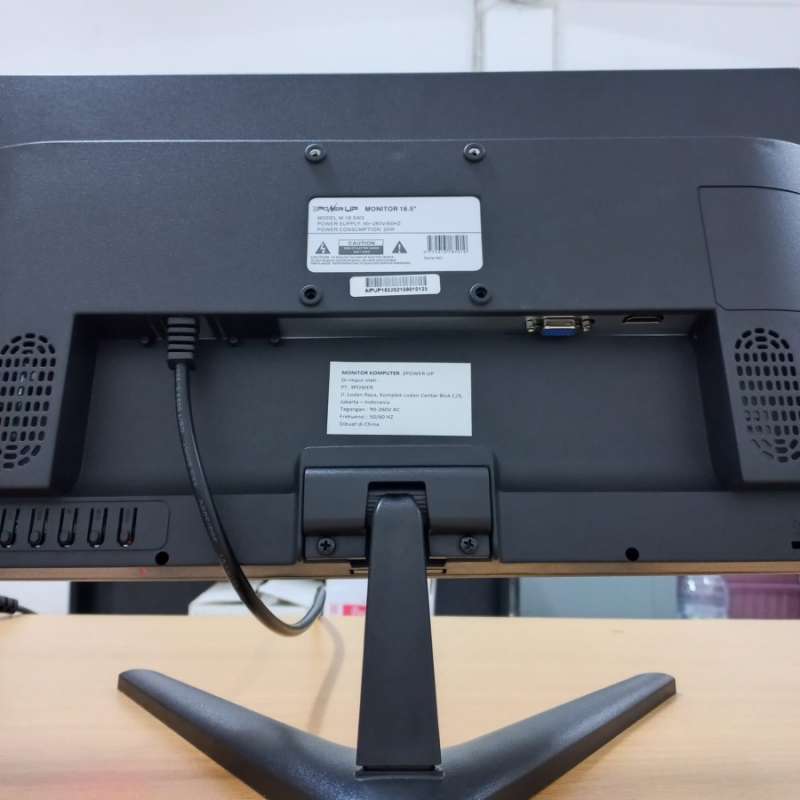 Promo Monitor Led Pc Power Up M 18.5 W2 Vga Hdmi Diskon 3% Di Seller ...