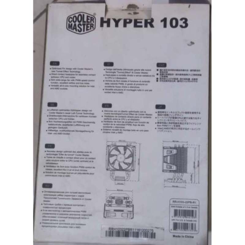 Jual Kipas Angin Pendingin Processor Cpu Cooler Master Hyper 103 Di Seller Tb.obor ( Toko ...