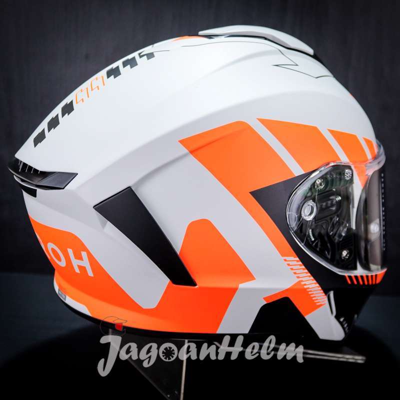 Jual Airoh Helm Spark Shogun | Orange Matt| Double Visor Di Seller ...