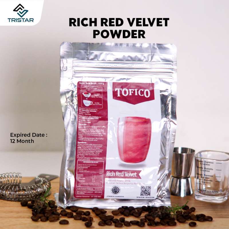 Jual TOP COLLECTION - Bubuk Minuman Red Velvet Rich - Tofico Powder 1KG ...