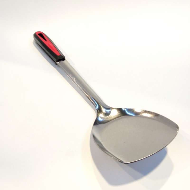 Jual SODET SUTIL SPATULA STAINLESS STEEL GAGANG HITAM UKURAN 48CM di ...