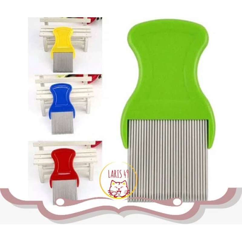 Jual Serit Kutu Sisir Serit Kutu Ketombe Besi Logam Stainless Sisir ...