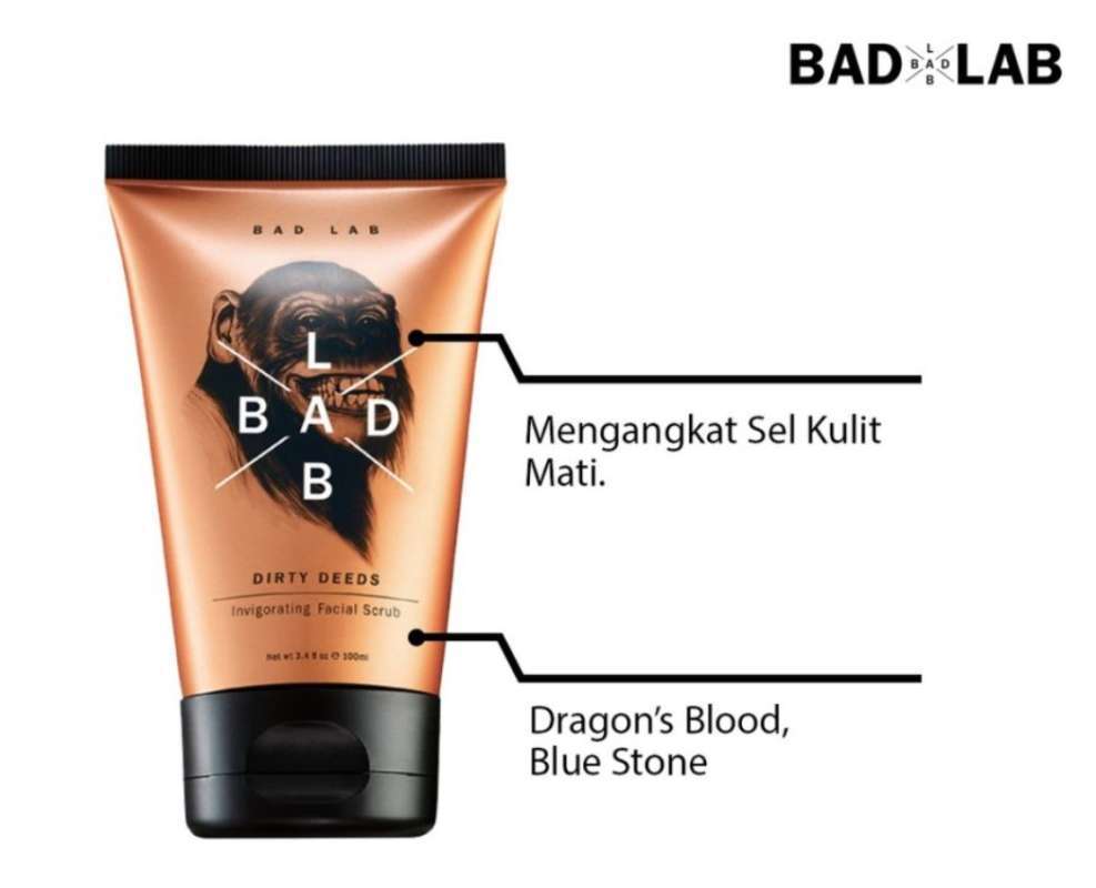 Jual Badlab / Bad Lab Dirty Deeds Invigorating Facial Scrub - Dengan ...