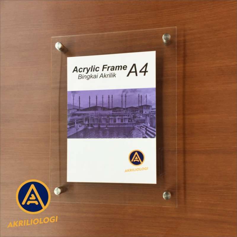 Jual Gratis Ongkir Wall Frame Acrylic A4 / Bingkai Figura Akrilik 2Mm ...