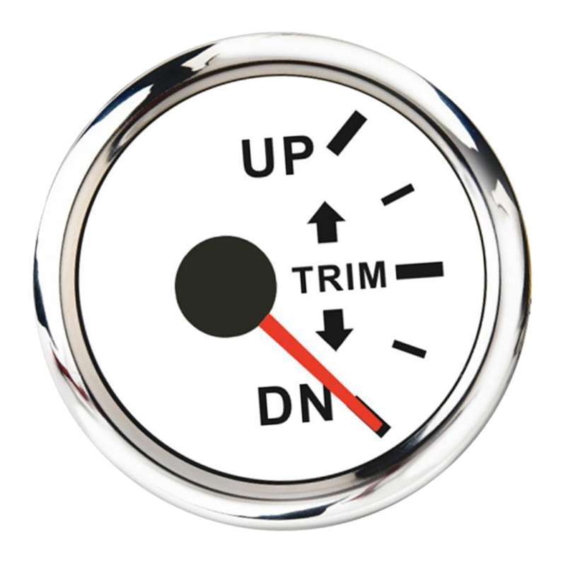 Jual Marine Boat Right Trim Tilt Gauge Waterproof Up-dn Trim Gauge 52mm ...