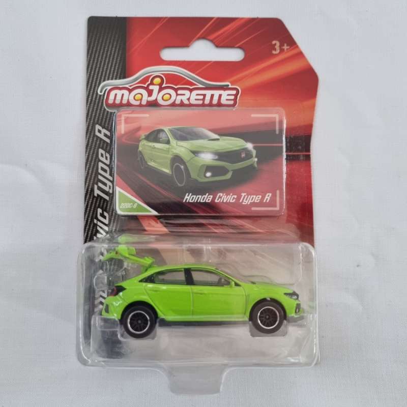 Jual Honda Civic Type R metal diecast mobil merk Majorette warna hijau ...
