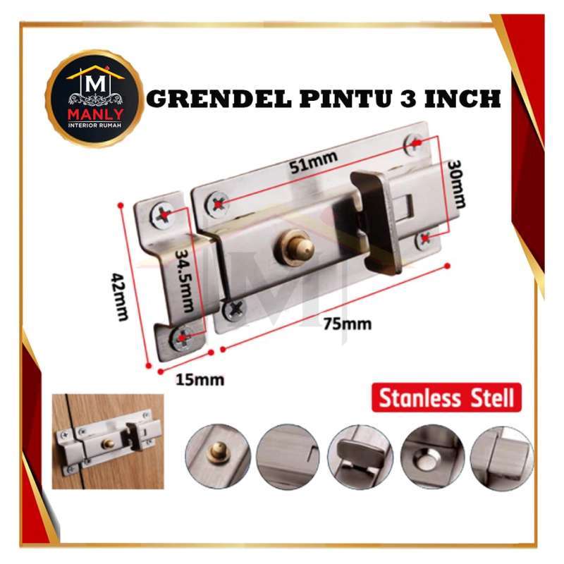 Jual Pintu Grendel Otomatis Original, Murah & Diskon April 2024 | Blibli