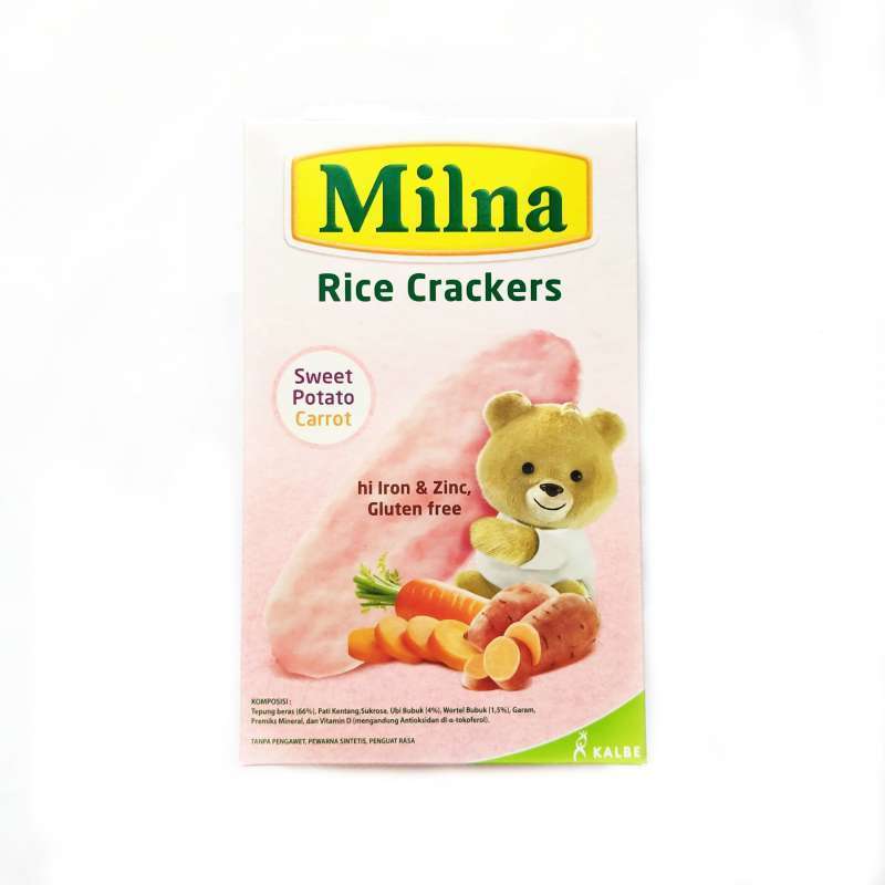 Jual Milna Rice Crackers Sweet Potato Carrot Di Seller Willow Baby Shop ...