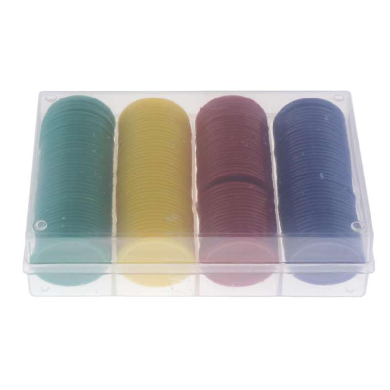 Jual Four-color Counters With Storage Box For Counting Tokens 160 Di ...