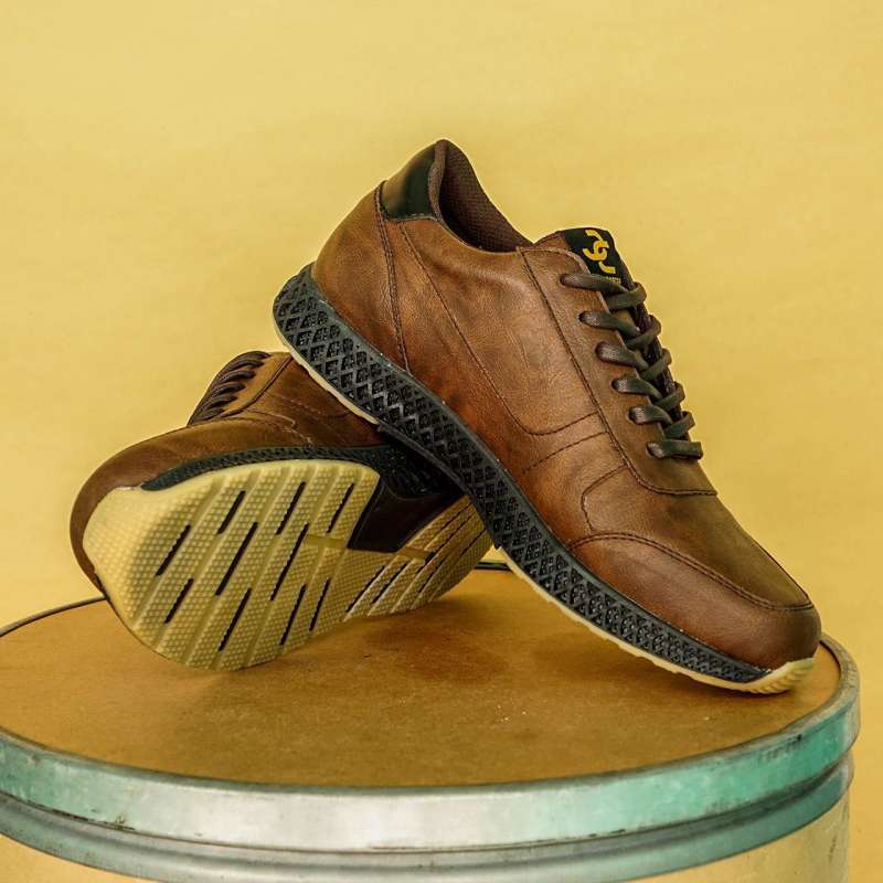 Promo Sepatu Kulit Pria Sepatu Kets Sneakers Sepatu Kerja Kantor Kasual ...